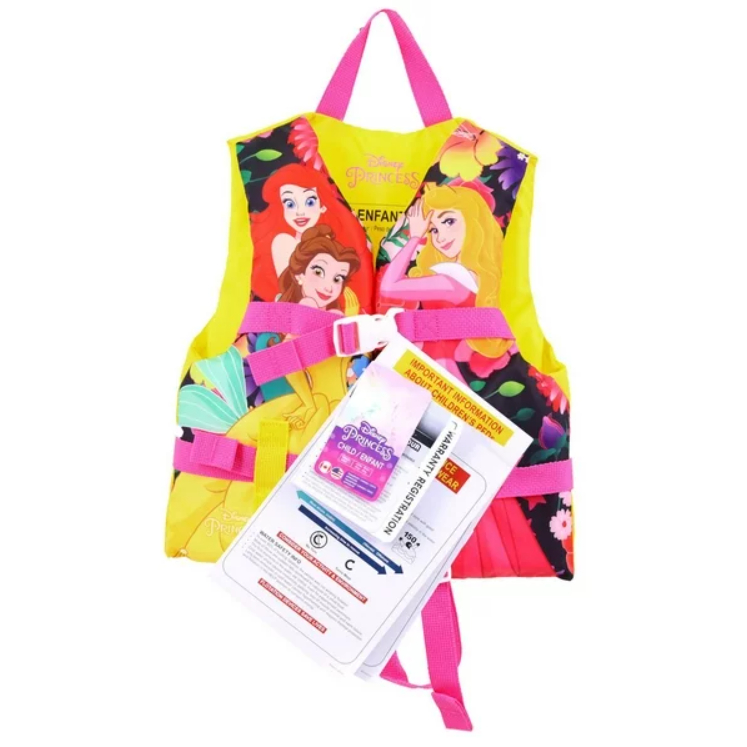 NEW and ORIGINAL - Disney Princess Child PFD, WEIGHT : 15 - 25kg (Life ...