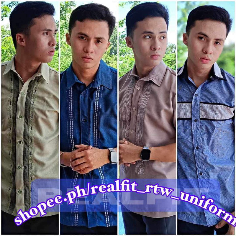 Real Fit DepEd RTW Teaching Uniform For Men (XS To 5XL) | Shopee ...