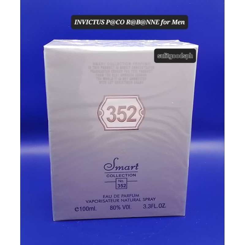 SMART COLLECTION PERFUME NO. 352 FOR MEN 100 ML EDP | Shopee Philippines