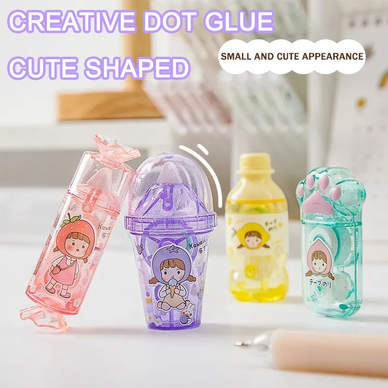 Creative Candy Double Sided Adhesive Dots Stick Cute Color Adhesive ...