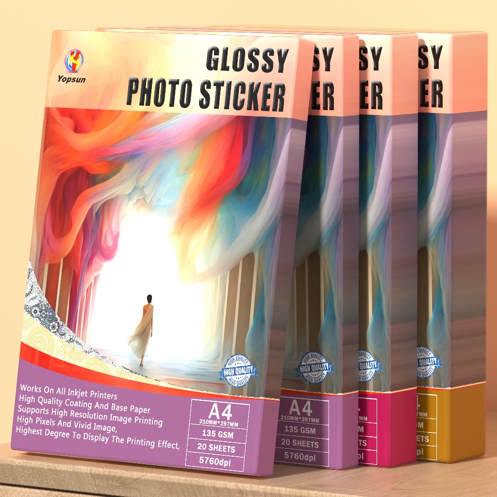 Photo Sticker Glossy & Matte A4 135Gsm 5760dpi Sticker Lable High ...