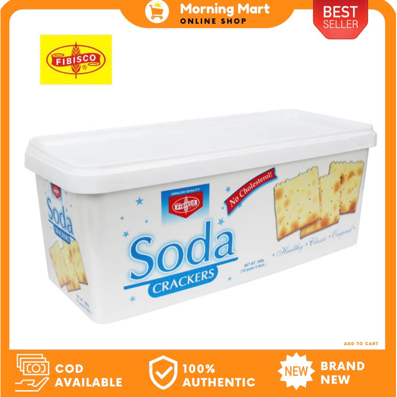 FIBISCO Soda Crackers 500g | Shopee Philippines