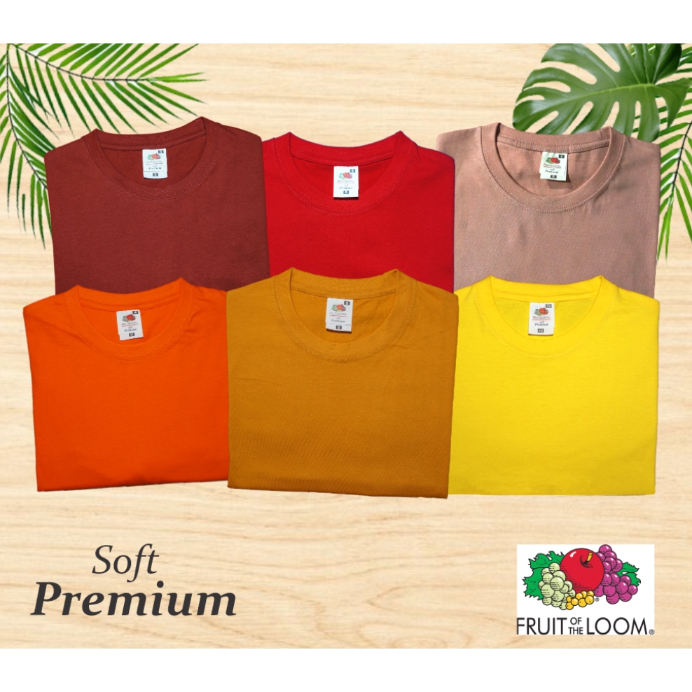 FRUIT OF THE LOOM (100% Cotton Soft Premium) | Shopee Philippines