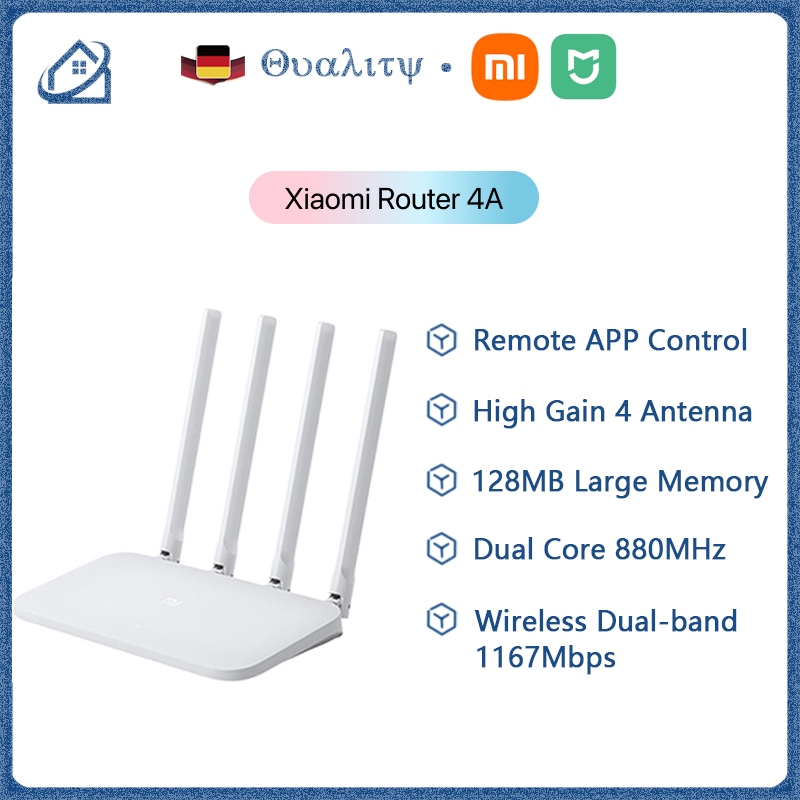 Xiaomi Router 4A Mi Router 1167Mbps 2.4G 5G Dual Wifi 4 Antennas Strong ...