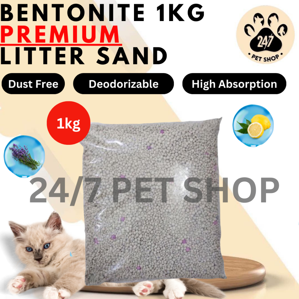 1kg 2kg Cat Litter Sand Odor control Natural Tight clumps Dust-free ...