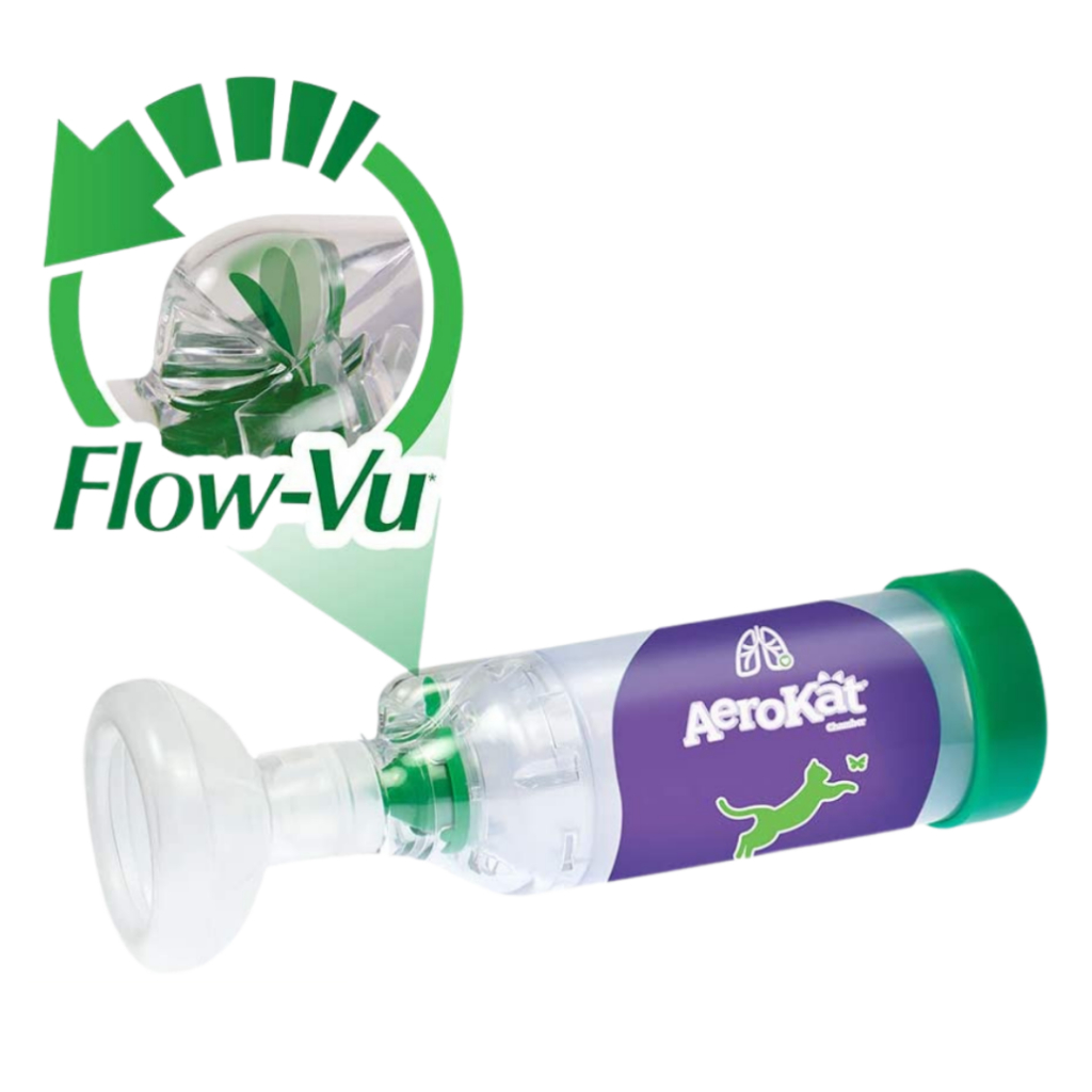 AeroKat Feline Aerosol Chamber Inhaler Spacer for Cats and Kittens with ...