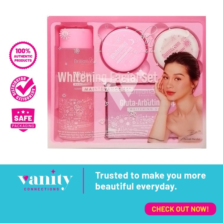Brilliant Skin Essentials Whitening Facial Set (Maintenance Set ...