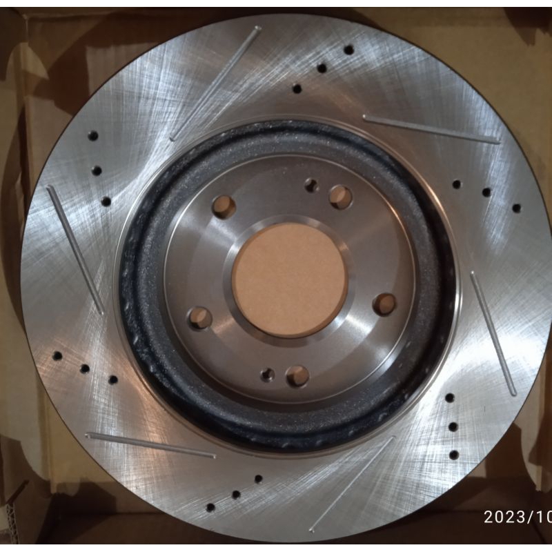 Mitsubishi Xpander Slotted drilled Rotor disc Pair | Shopee Philippines