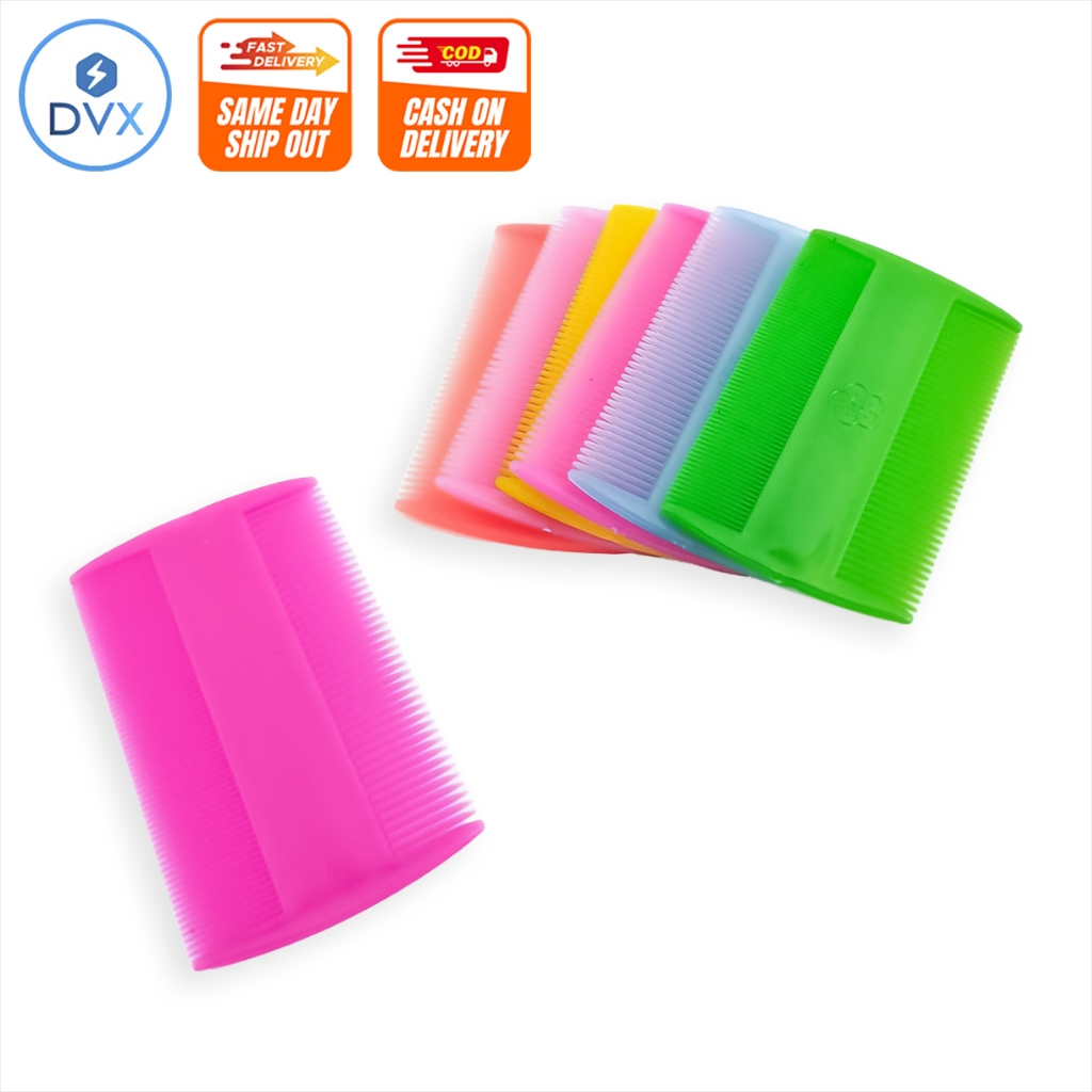 COD DVX 3pcs Hair Harrow Suyod #T007 Lice Nit Comb Double Sided Plastic ...