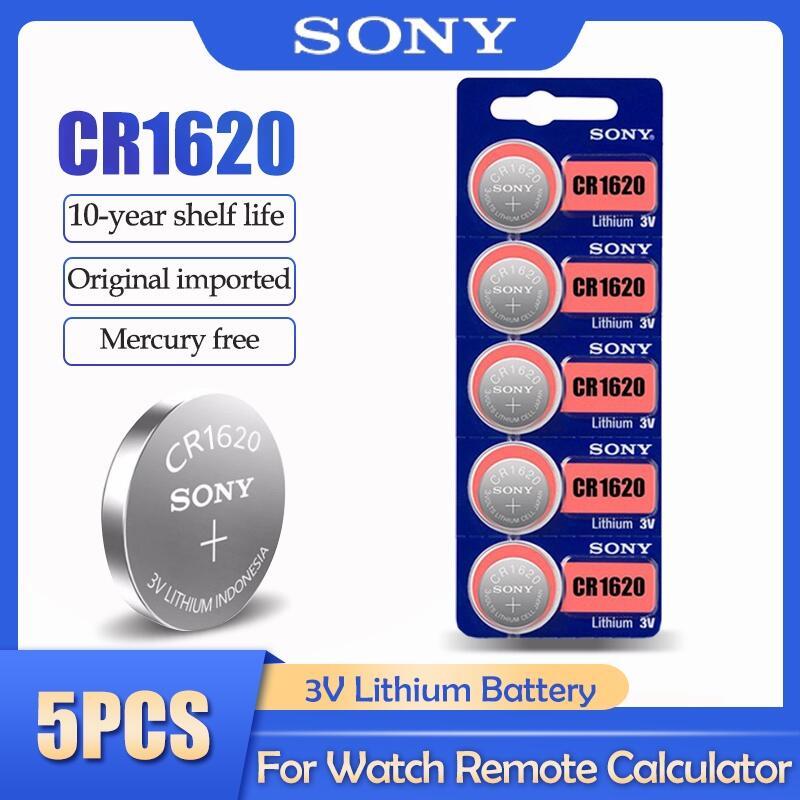 Original Sony CR1620 Battery 3V Lithium Button Coin Cell Battery ...