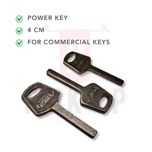 (P04) Power key for padlocks blank abloy key 4cm | Shopee Philippines