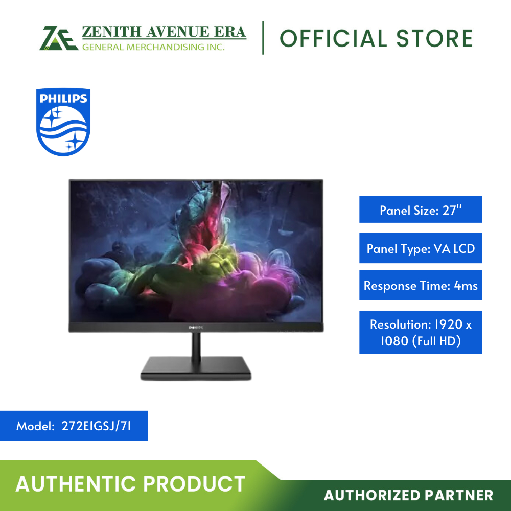 Philips 272E1GSJ 27" VA FHD 144Hz Ultra wide Color range Monitor ...