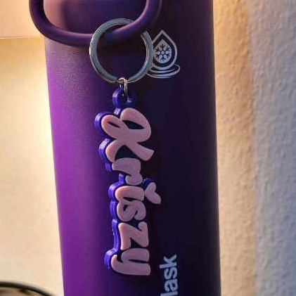 Personalized Name Keychain Customized Bag Aquaflask Tumbler Gift ...
