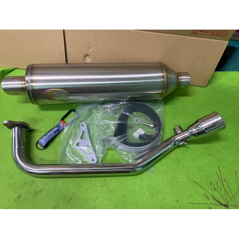 PIPE EVO2 for Aerox V1 STAINLESS MTRT POWER detachable elbow made in ...
