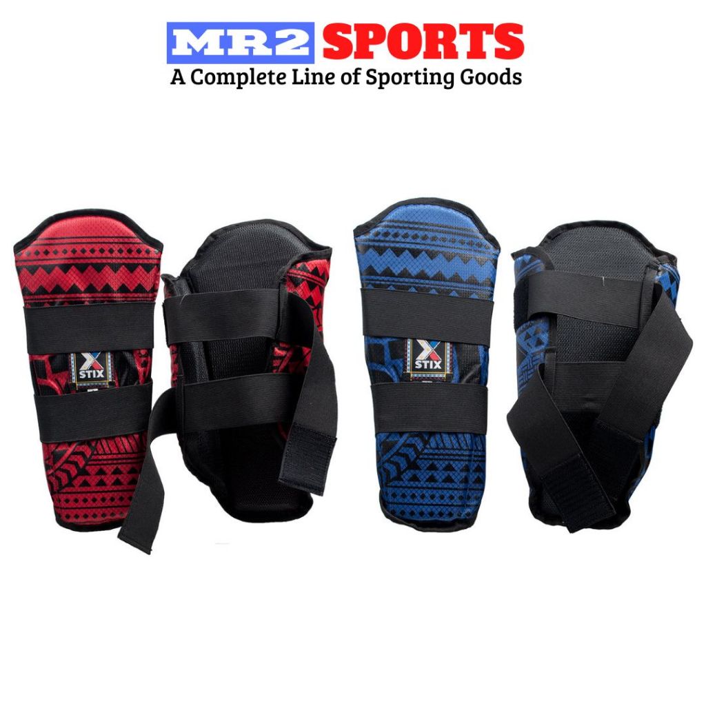 STIX Arnis Leg Guards Pair (Red/Blue) | Shopee Philippines