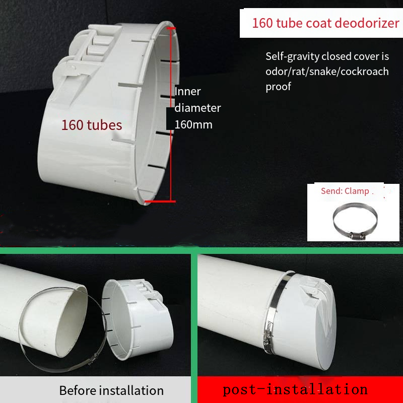 Drainage Wells Septic Tank PVC Pipes Deodorization Device End Of The ...