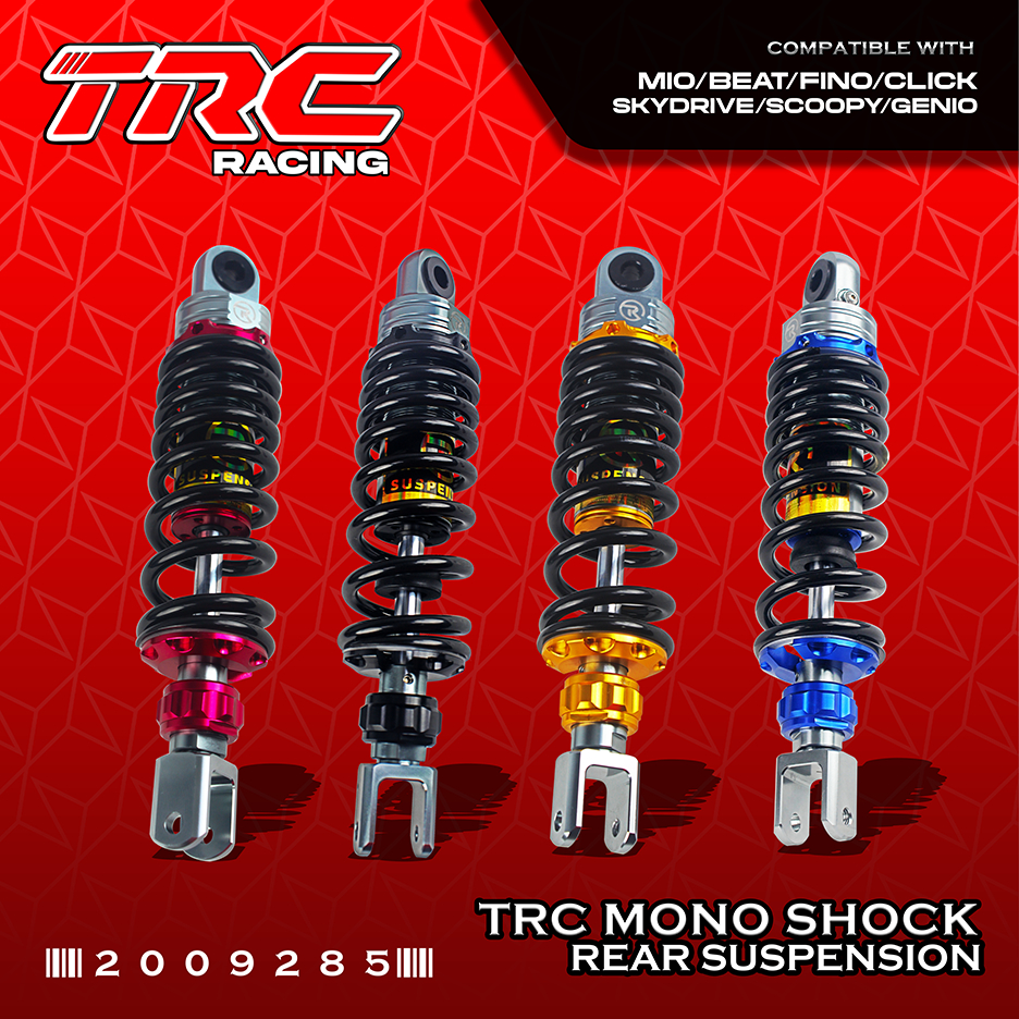 TRC Racing 285mm Shock Suspension Mio Sporty Beat Fino Click SkyDrive Scoopy Genio Dio 2009-285 ...
