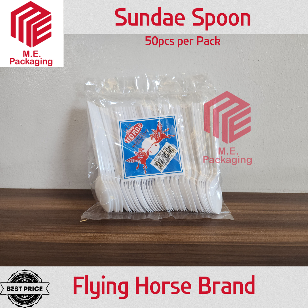 Sundae Spoon 50pcs per pack | Shopee Philippines