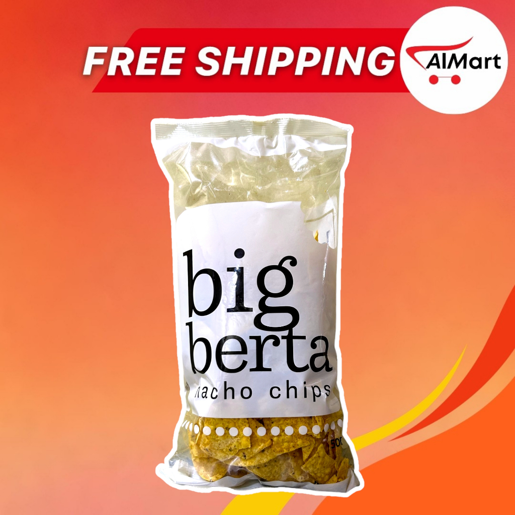 BUNDLE! (2 PCS) BIG BERTA NACHO CHIPS (500 GRAMS EACH) | Shopee Philippines