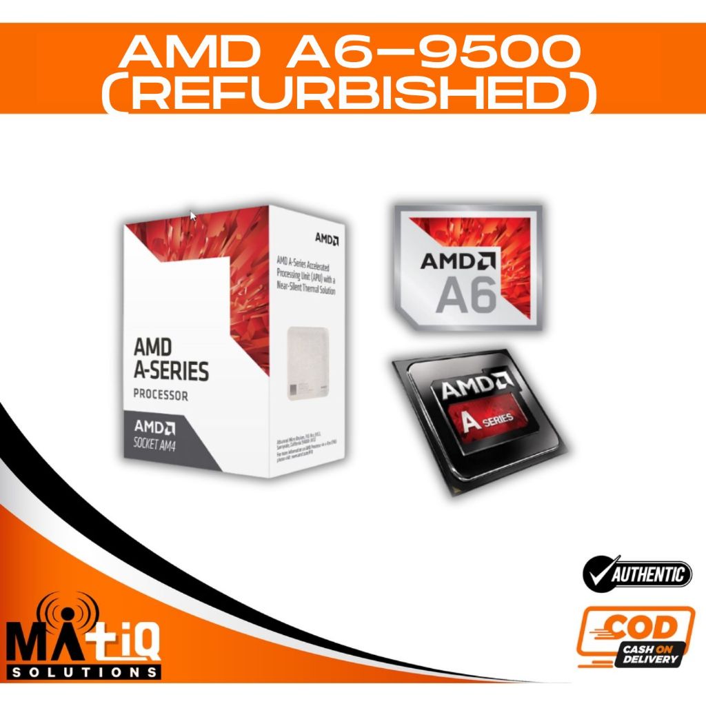 AMD A6-9500 (REFURBISHED) | Shopee Philippines