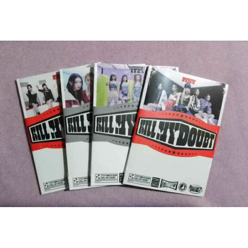 ITZY KILL MY DOUBT OFFICIAL ALBUM ( STANDARD VERSION ) SEALED | Shopee ...