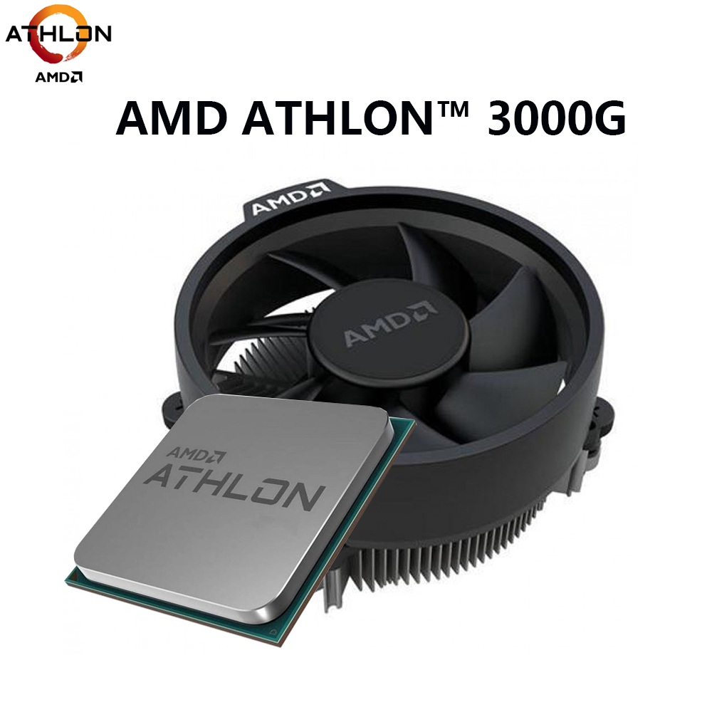 AMD Athlon 300GE Dual-Core 4-Thread 3.5Ghz Desktop Processors Support ...