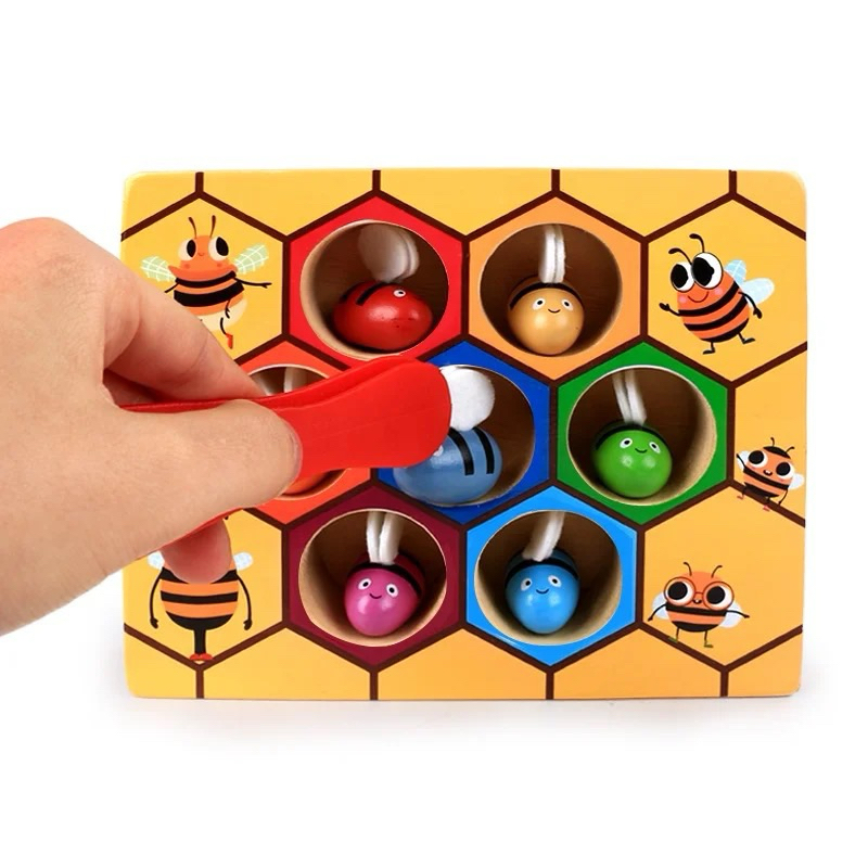 educratePH Bee to Hive Color sorting and matching toy | Shopee Philippines