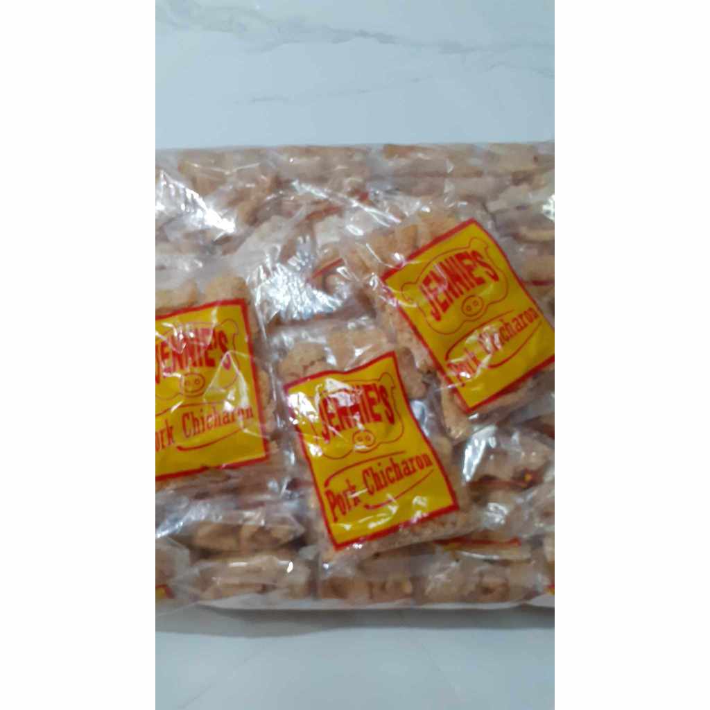 JENNIES Crunchy and Delicious Pork Chicharon Snack 50pcs per pack 25 ...