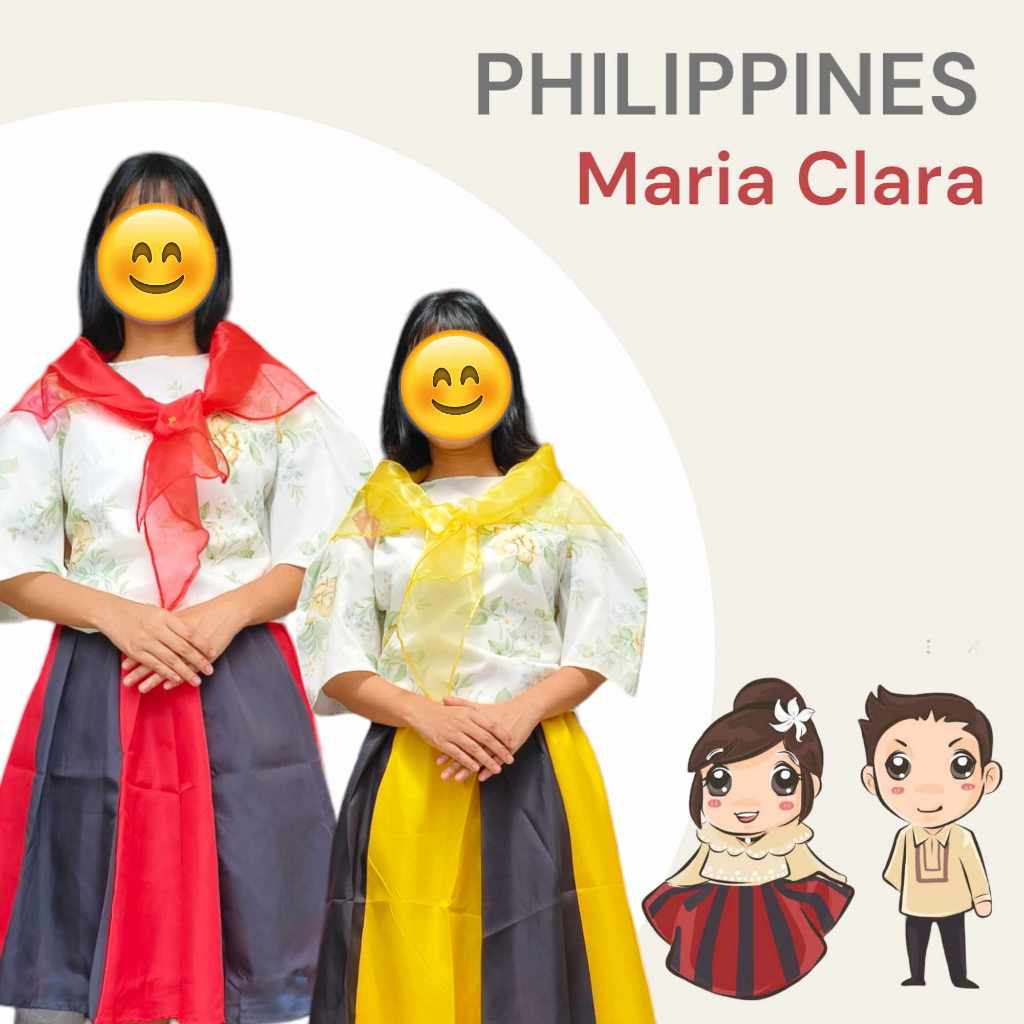 Ls Mari Clara Nylon Set BBS'S FILIPINIANA COSTUME/KASUOTANG FILIPINO ...