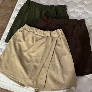 Big Size Macarena Skorts for Women Corduroy Palda Shorts | Shopee ...