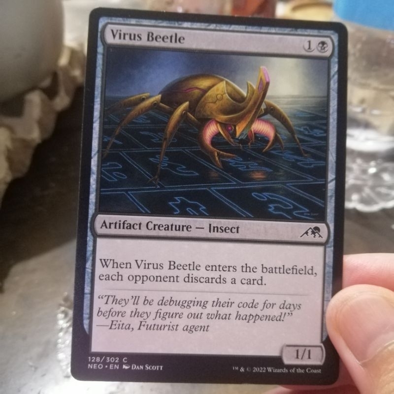 1 Virus Beetle NEO MTG card magic the gathering CCG | Shopee Philippines