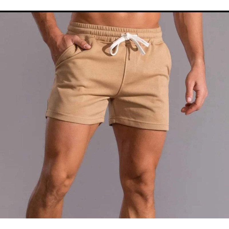 SHORTS PLAIN COTTON JOGGER SHORTS COMFY SWEATSHORTS LOUNGE DESIGN ...