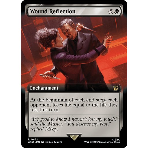 Wound Infection Rare Universes Beyond: Doctor Who Magic the Gathering ...