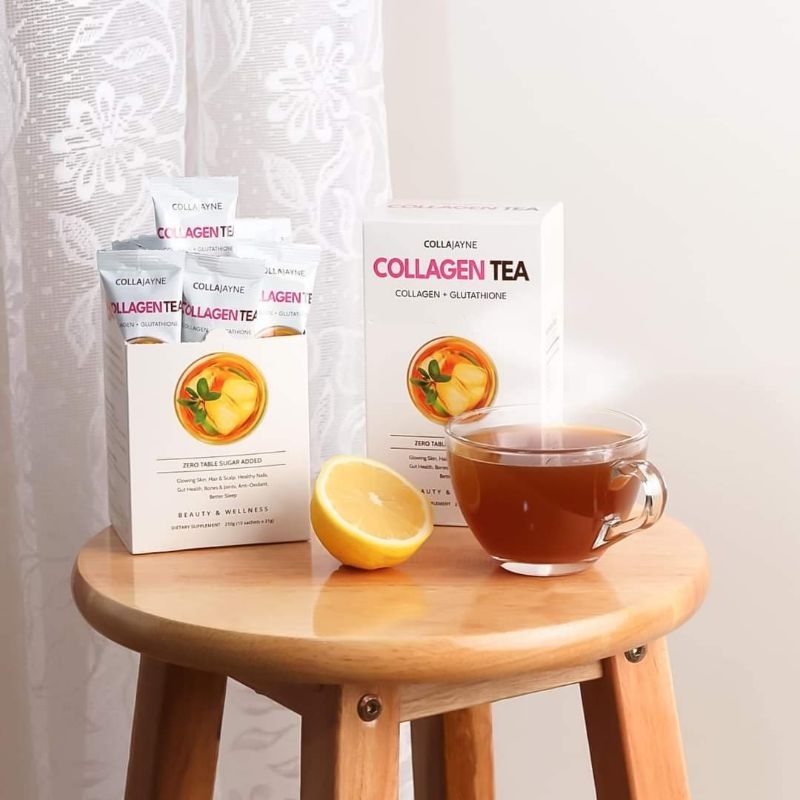 COLLAJAYNE COLLAGEN TEA 10'PCS/BOX ( BOOST METABOLISM ) | Shopee ...