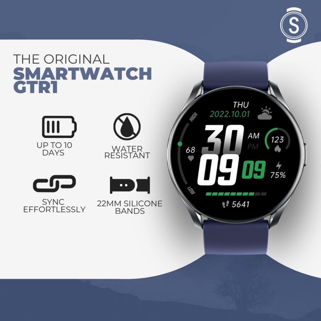 SmartWatch PH | The Original Smart Watch GTR1 in Blue IP68 Bluetooth ...
