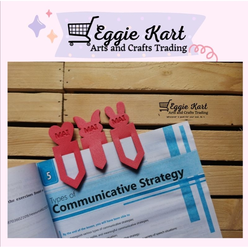 Personalized Bookmark Set ( FREE NAME STAMP) | Shopee Philippines