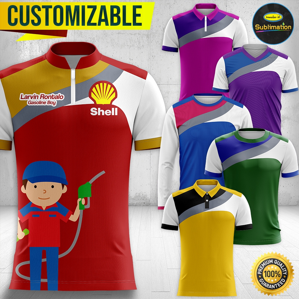 Transfer It Personalized SCS-6C FULL SUBLIMATION Polo T-shirt Long ...