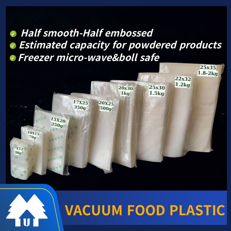 100pcs Vacuum Plastic Bag / Vacuum Pouch | BPA Free, Commercial Grade ...