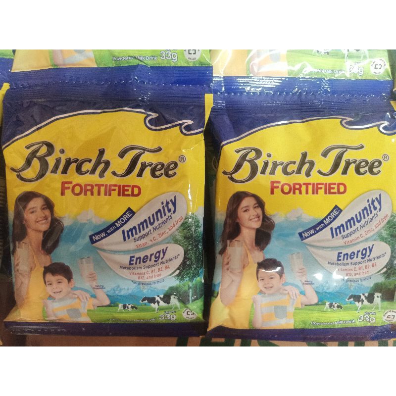 birch tree fortified milk powder 8x33g immunity energy | Shopee Philippines