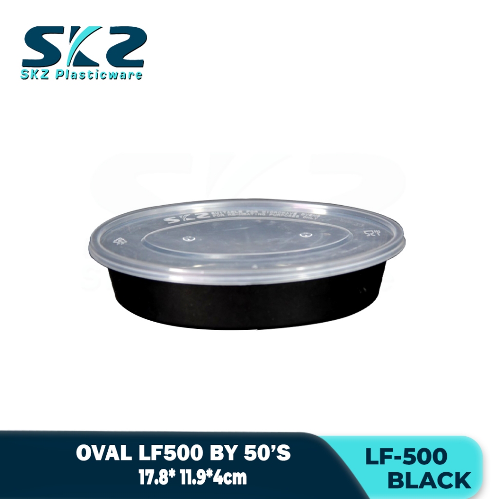 NEW SKZ BLACK OVAL CONTAINER SERIES LF400 400ml ENVIRONMENTAL FRIENDLY LECHE FLAN CONTAINER ...