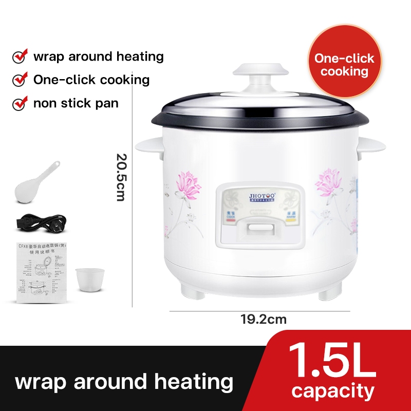 3L rice cooker with steamer mini rice cooker multifunctional electric ...
