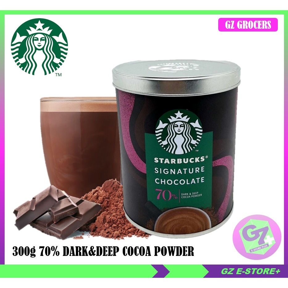 Starbucks Signature Chocolate 70% Cocoa Powder 300g Hot Cold GZESTORE ...