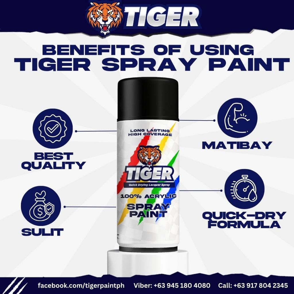 Tiger Spray Paint - Package 9 | Shopee Philippines