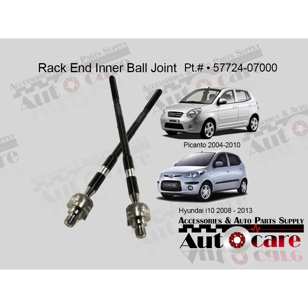 Rack End Inner ball joint Kia Picanto Hyundai i10 2004 2010 57724-07000 ...