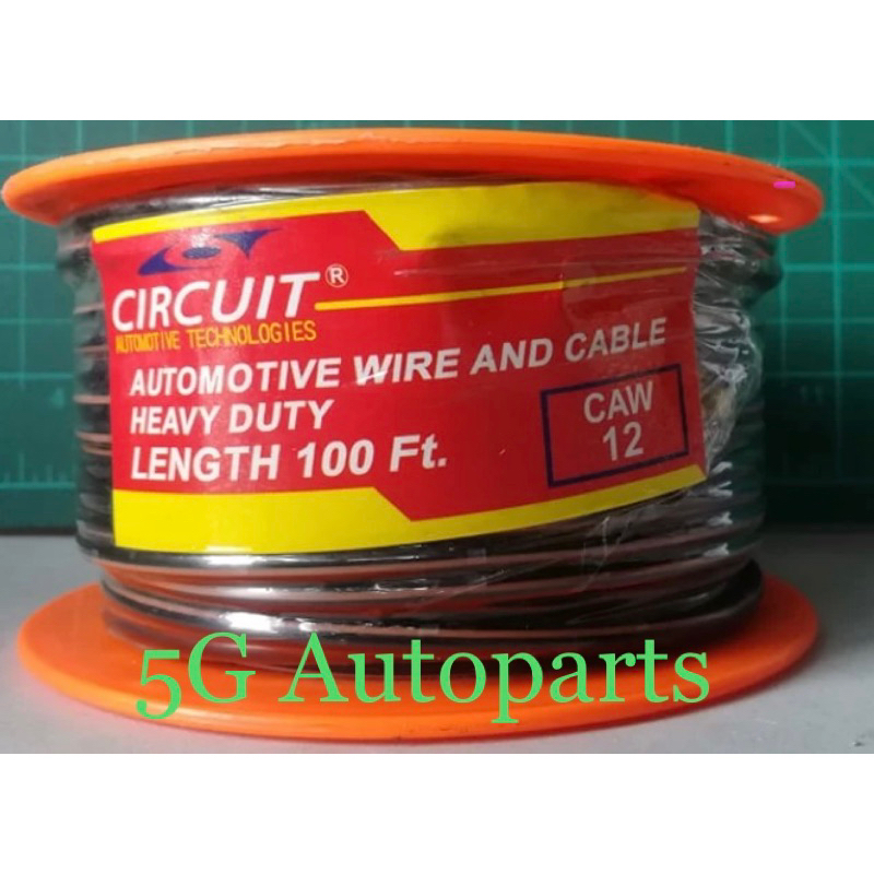 CAW#12/CIRCUIT AUTOWIRE/AUTO CABLE 100FT "ORIGINAL" (PURE COPPER WIRE ...