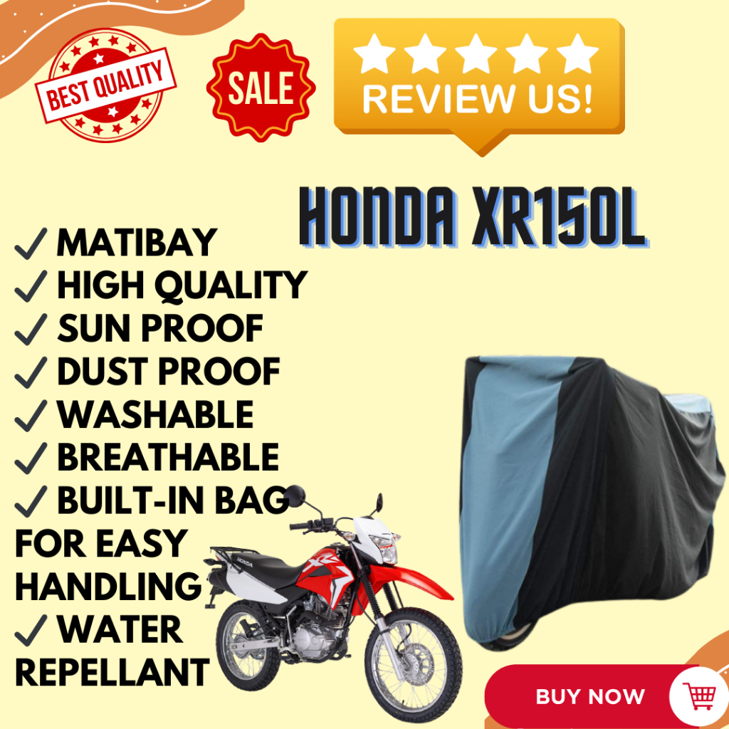 HONDA XR150L motor cover MATIBAY, MURA, WASHABLE HINDI DUMIDIKIT SA ...