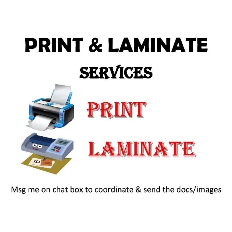 Print and Laminating Service (Print and Laminate) | Shopee Philippines