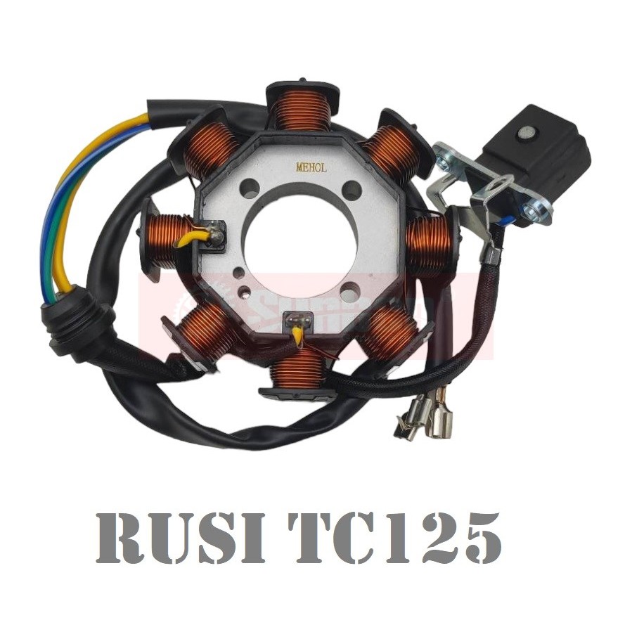 1PC STATOR MAGNETO COIL PURE COPPER FOR RUSI TC125 TMX125 NEW TMX CDI ...