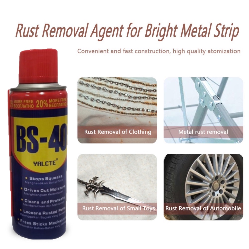 BS40 Multi-Use Oil Rust Remover Penetrating OIL Multi-Use 20% increment ...