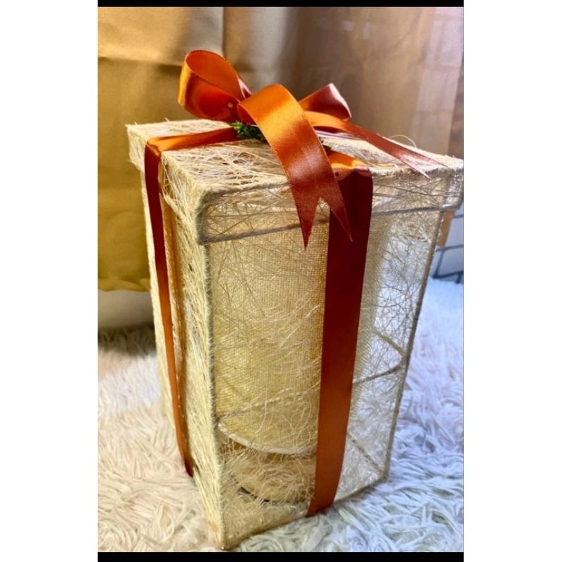 Abaca Box6*6*10.5 Lamp shade box (BOX ONLY) | Shopee Philippines